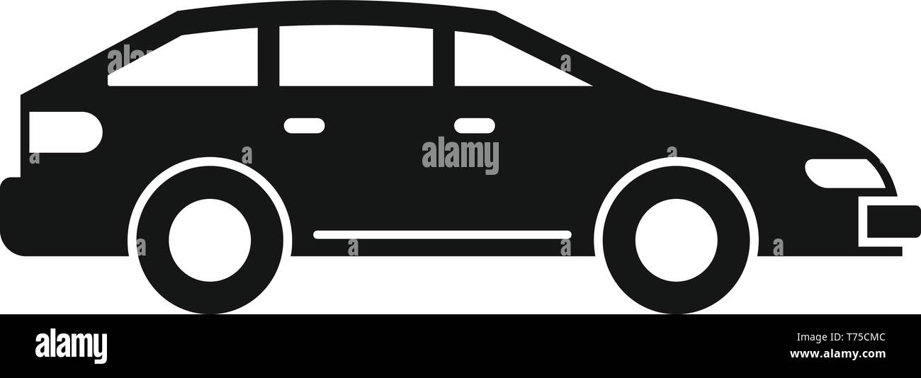 Sedan car icon. Simple illustration of sedan car vector icon for web ...