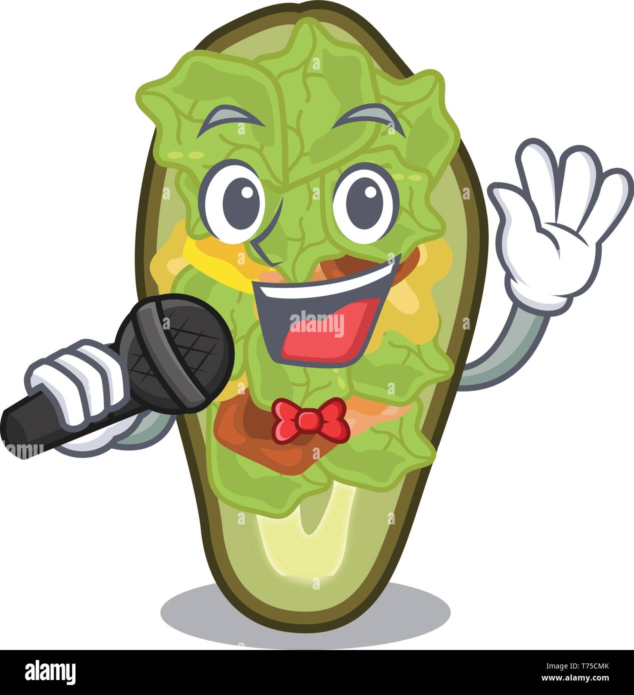 Avocado stuffed tuna Stock Vector Images - Alamy
