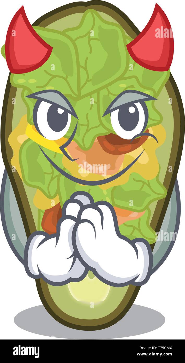 Avocado stuffed tuna Stock Vector Images - Alamy