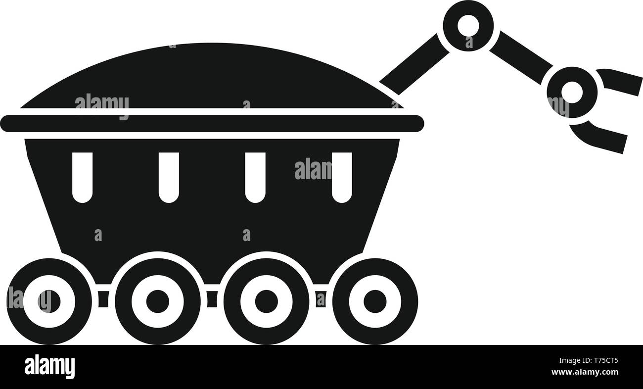 Space rover icon. Simple illustration of space rover vector icon for ...