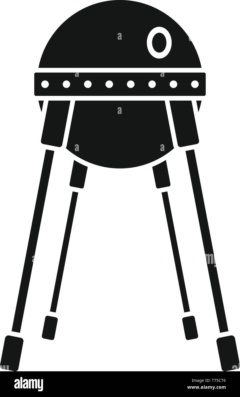 Space capsule icon. Simple illustration of space capsule vector icon ...