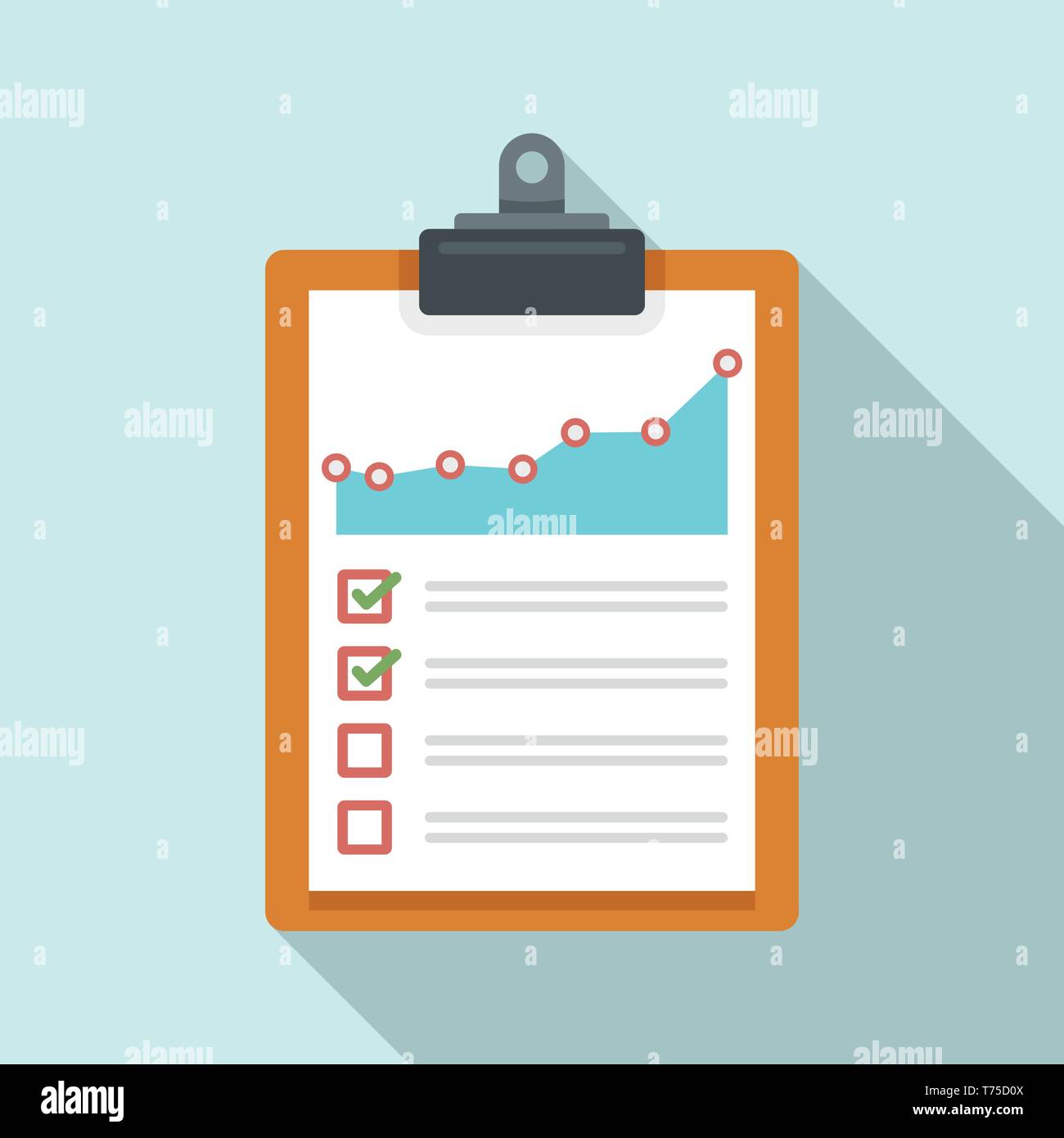 Management diagram icon. Flat illustration of management diagram vector ...