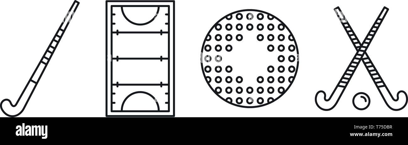 NAME icons set. Outline set of NAME vector icons for web design ...