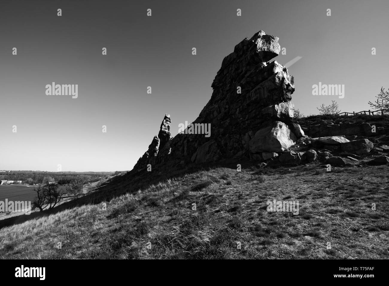 Devil's Wall at Weddersleben,Saxony Anhalt,Harz,Germany Stock Photo - Alamy