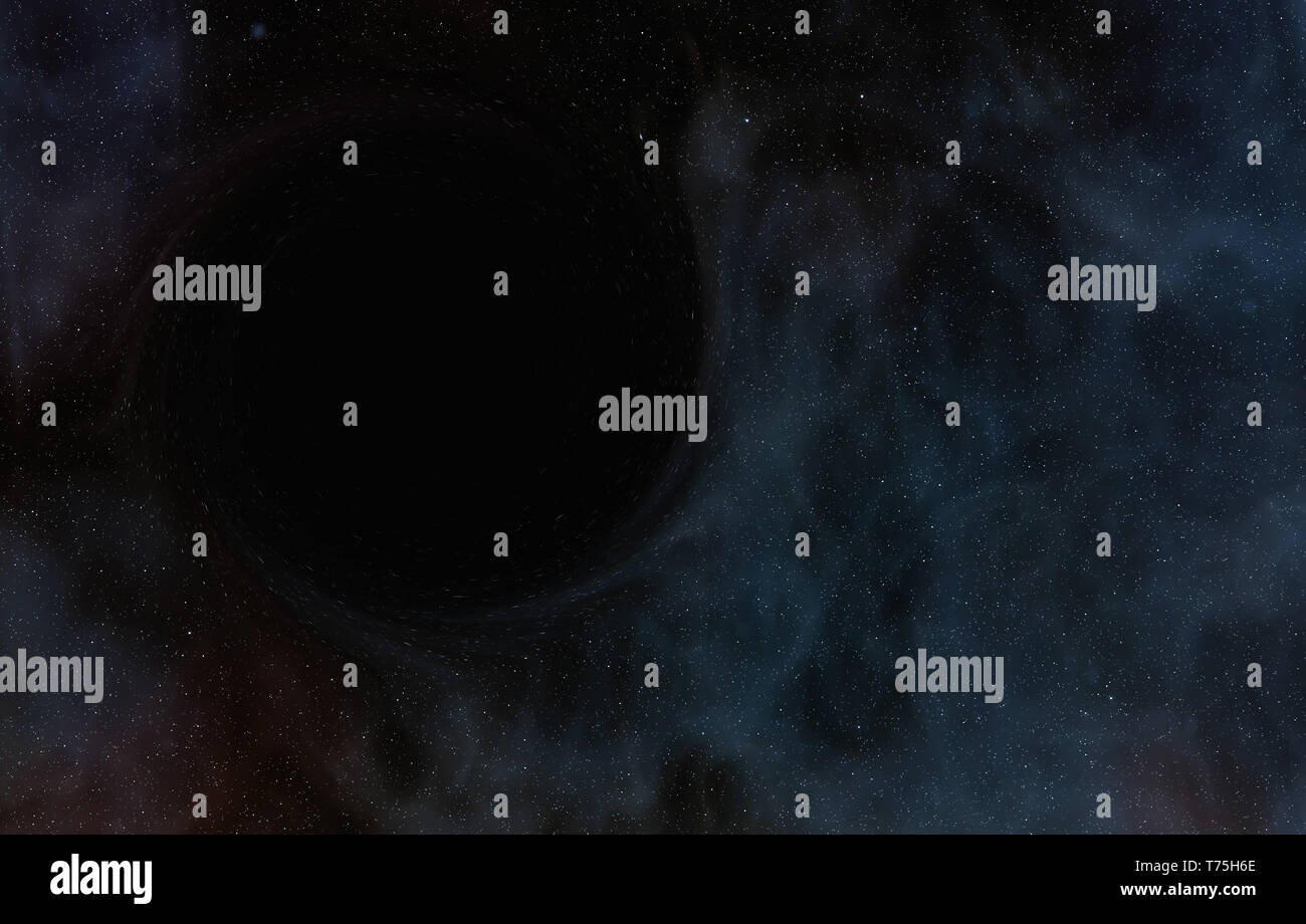 Black hole in space. Abstract background Stock Photo - Alamy