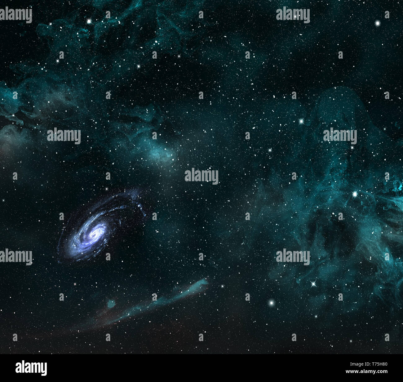 Cosmic panorama hi-res stock photography and images - Alamy