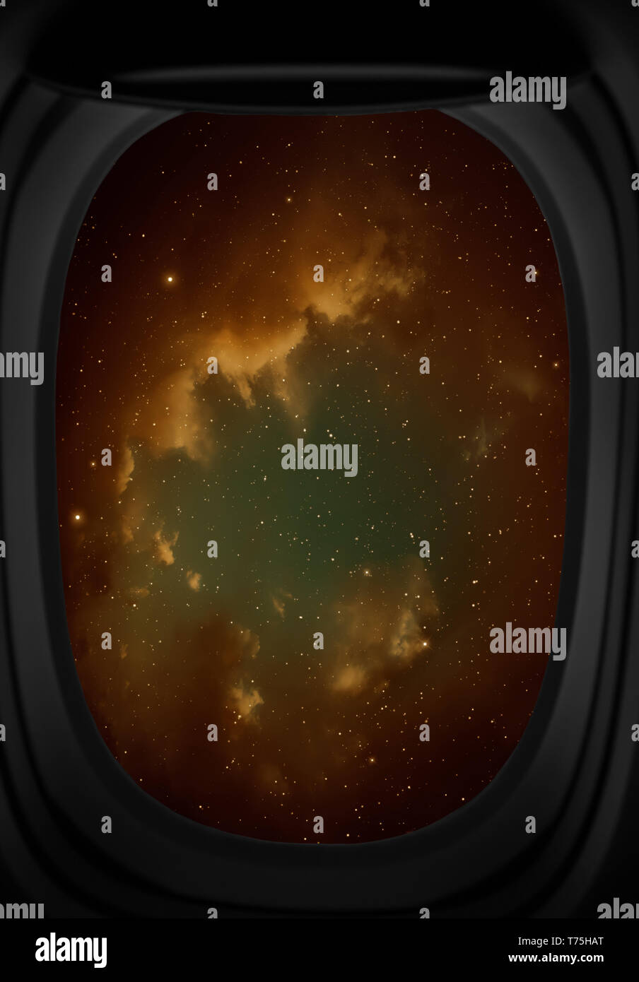 Spacecraft interior view window space hi-res stock photography and ...