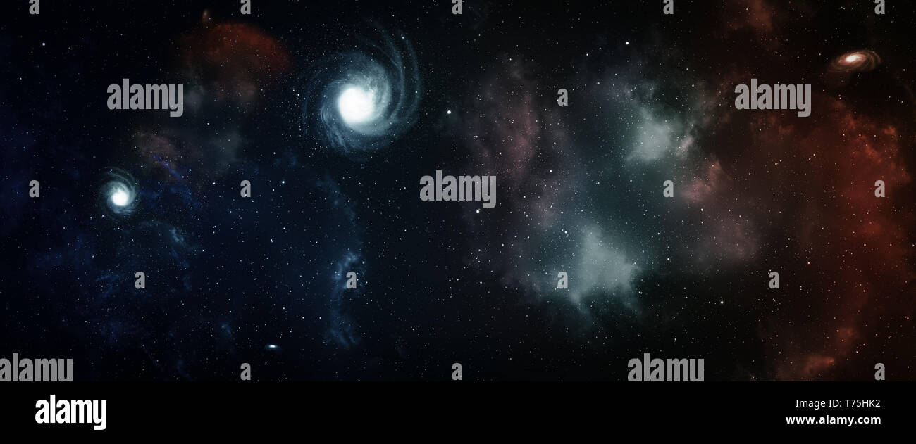 Cosmic panorama hi-res stock photography and images - Alamy