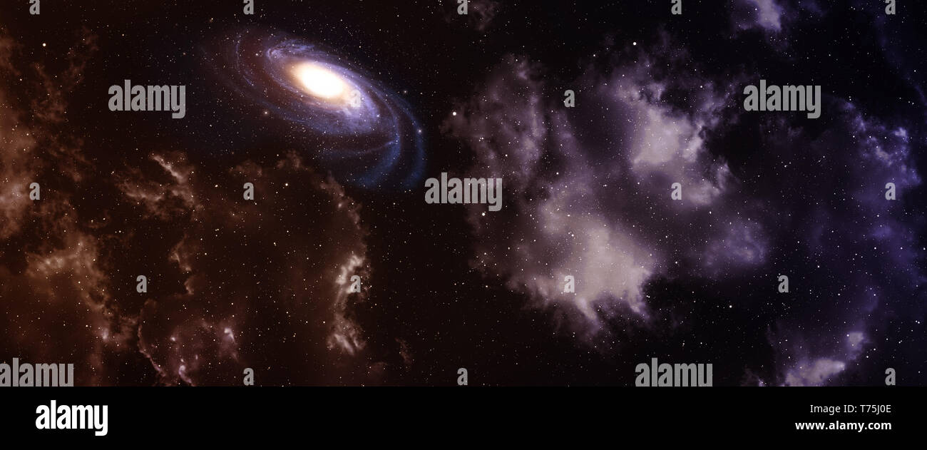 Cosmic panorama hi-res stock photography and images - Alamy