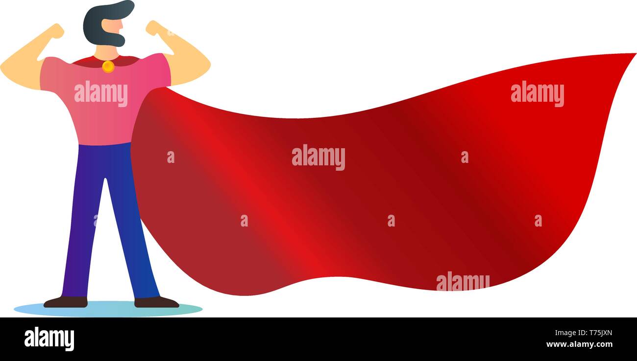 Superhero cape Stock Vector Images - Alamy