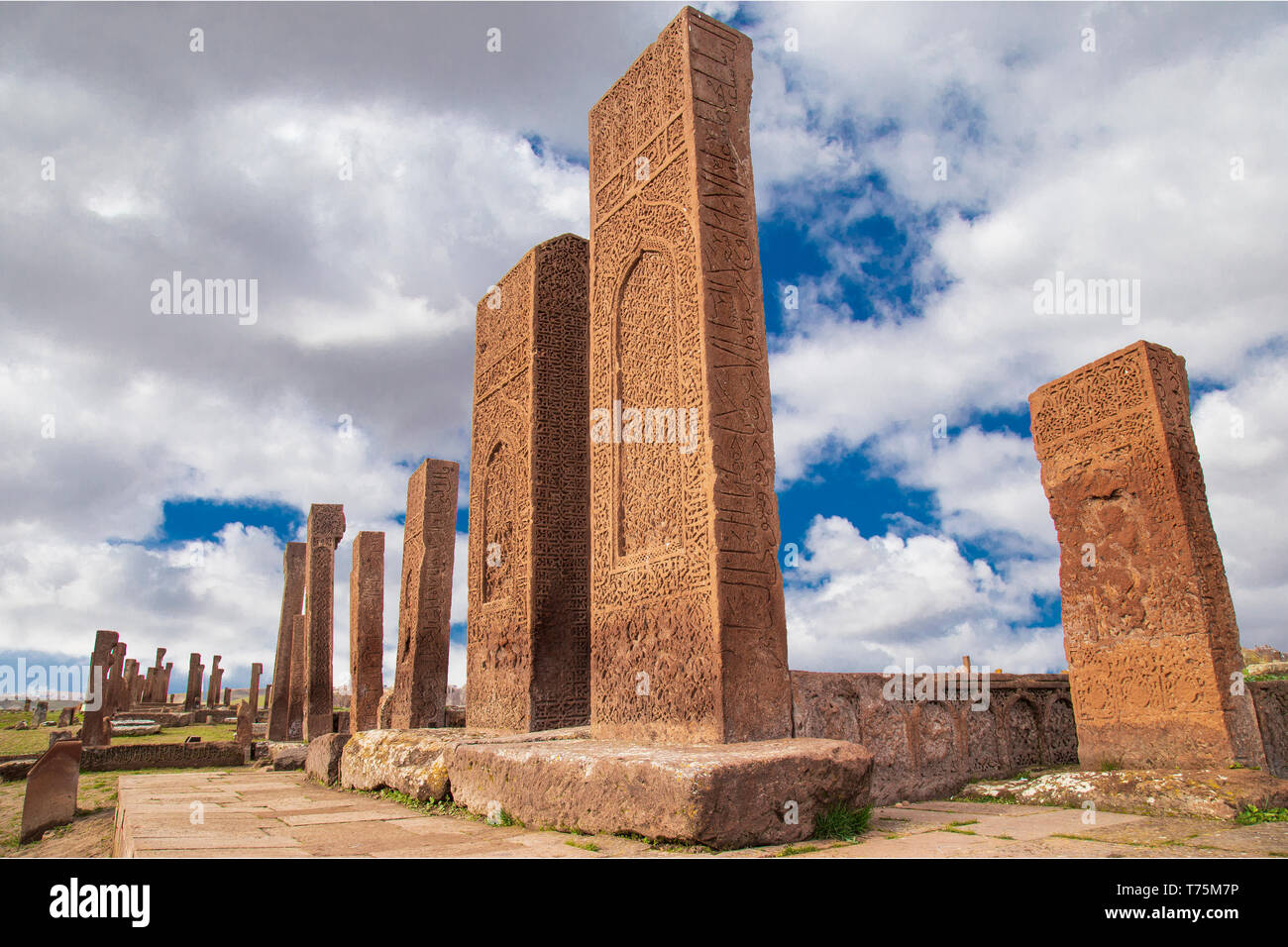 Tomb at entrance to turkish cemetery hi-res stock photography and ...