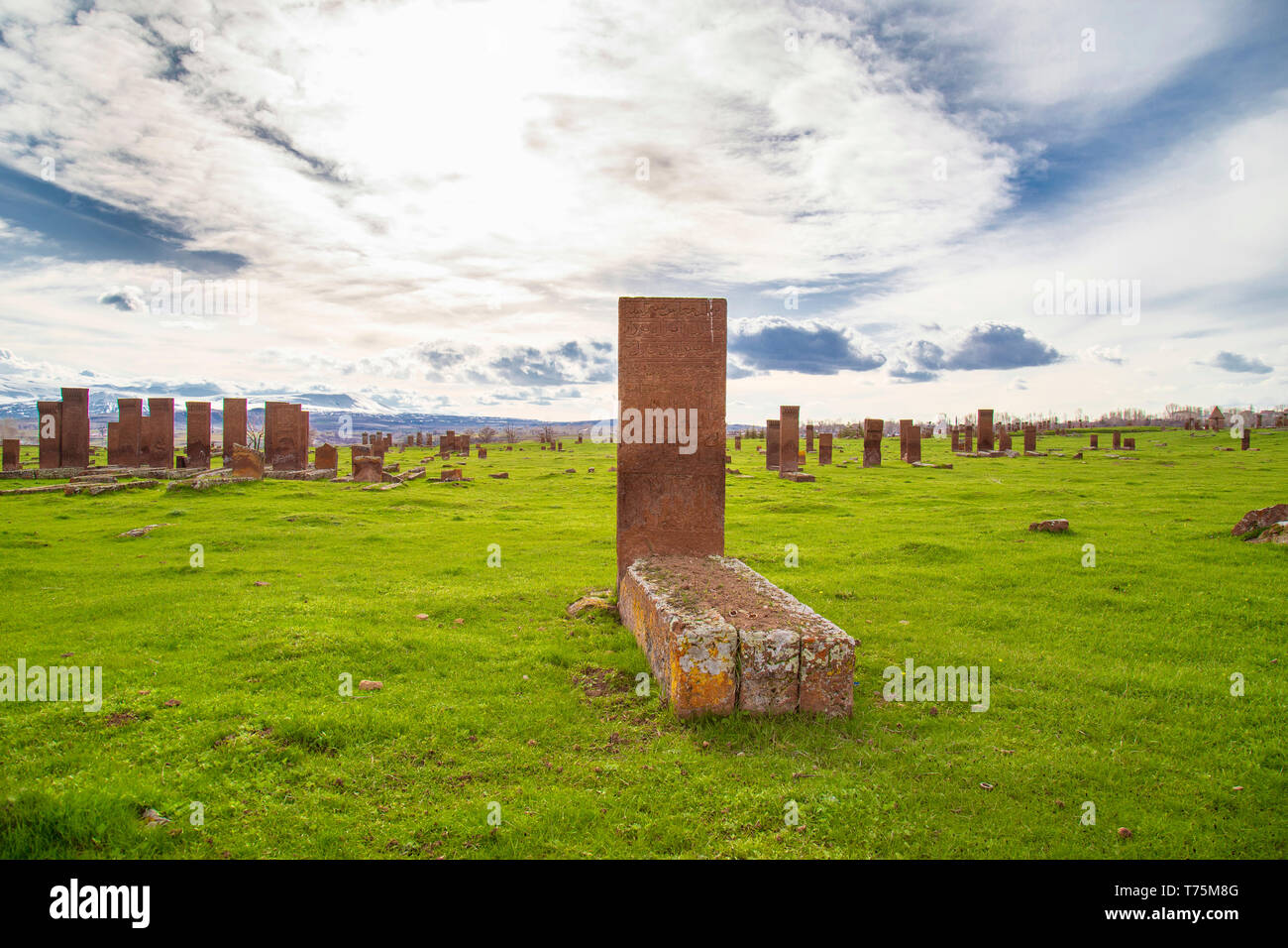 Tomb at entrance to turkish cemetery hi-res stock photography and ...