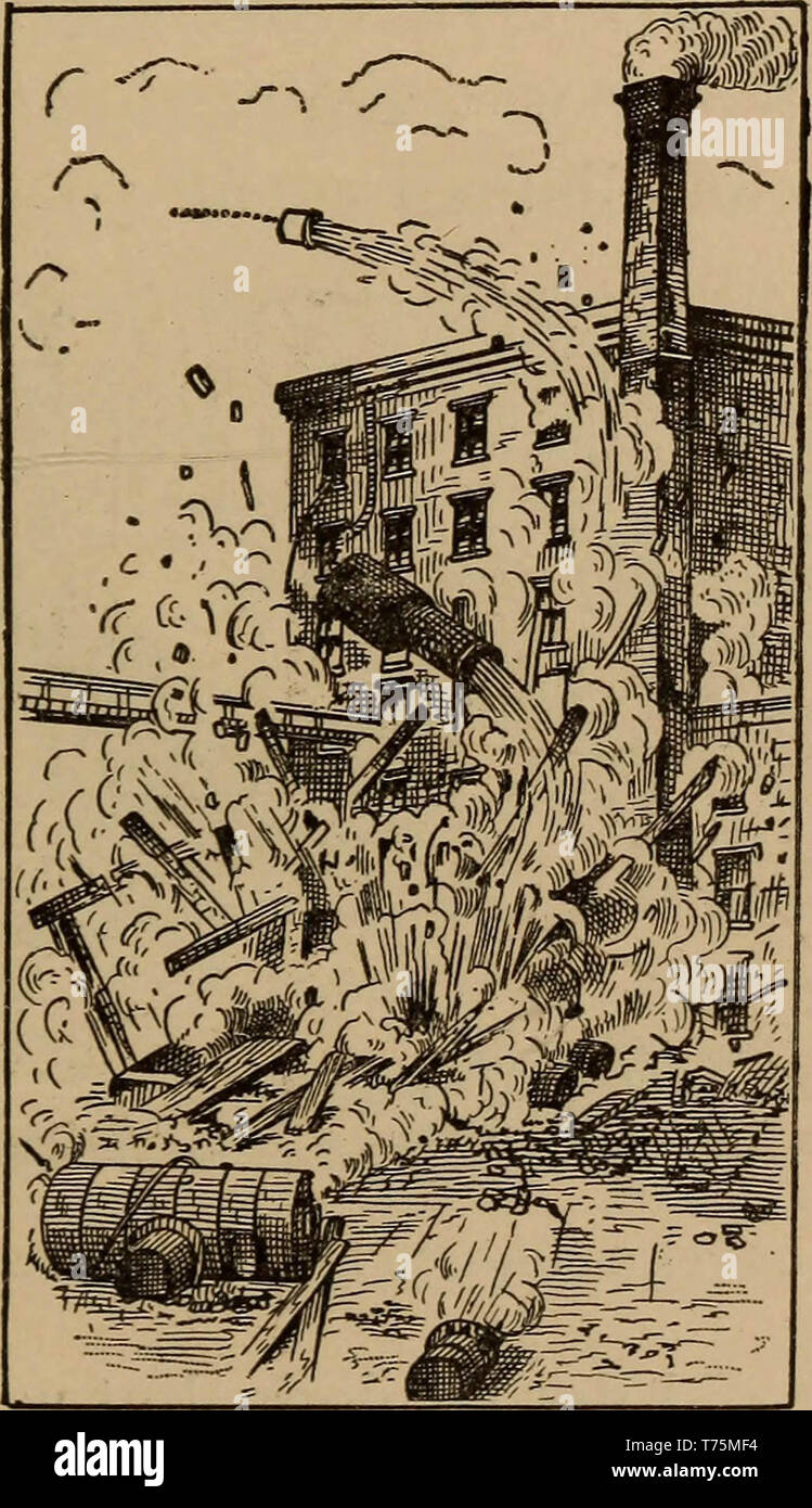 "Steam boiler explosions, in theory and in pactice;" (1887 Stock Photo ...
