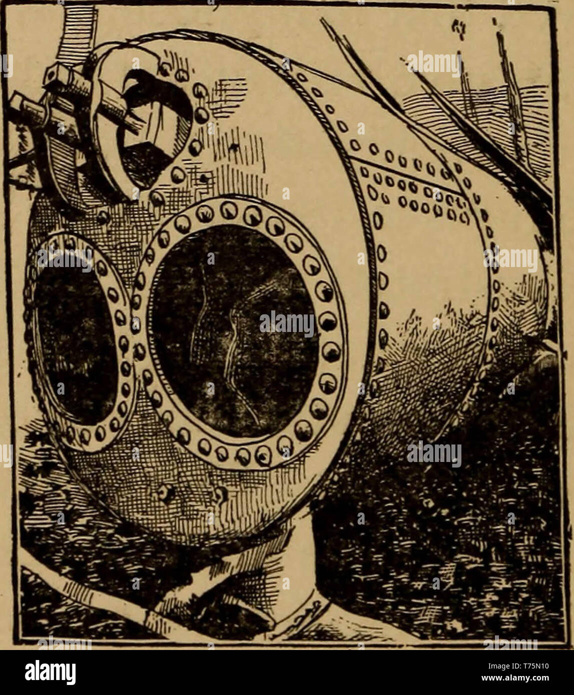 "Steam boiler explosions, in theory and in pactice;" (1887 Stock Photo ...