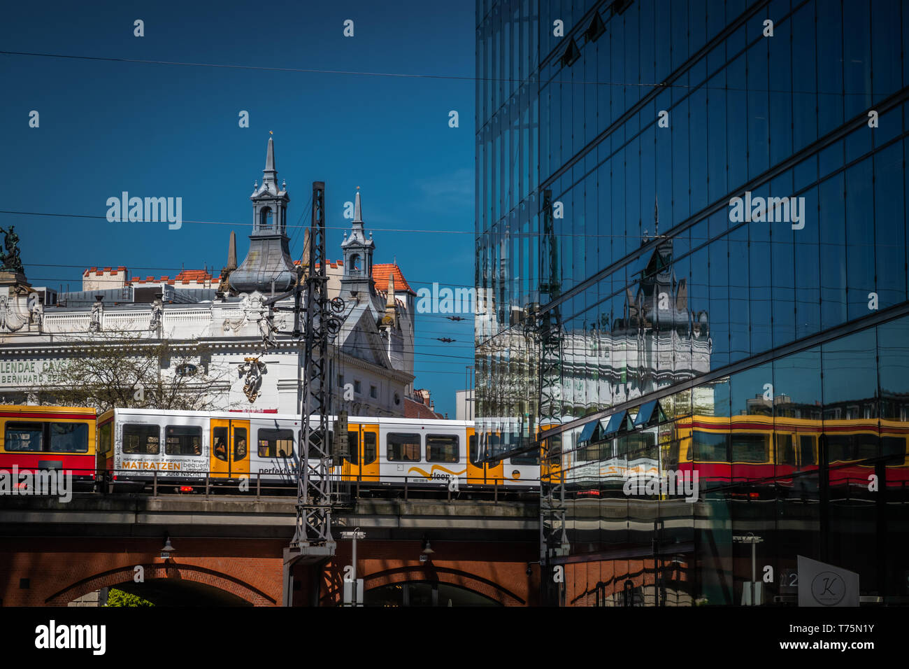 Berlin, modern and historical buildings Stock Photo - Alamy