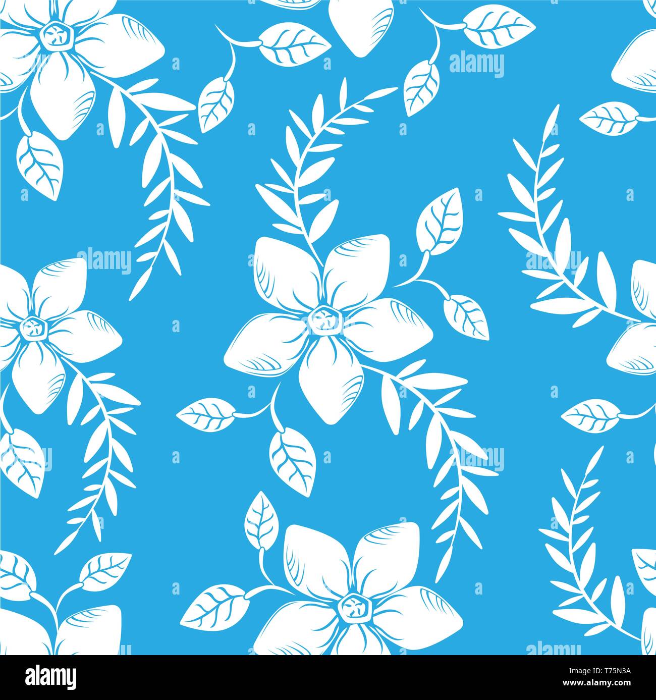 Vector abstract background flowers seamless pattern Stock Vector Image & Art - Alamy