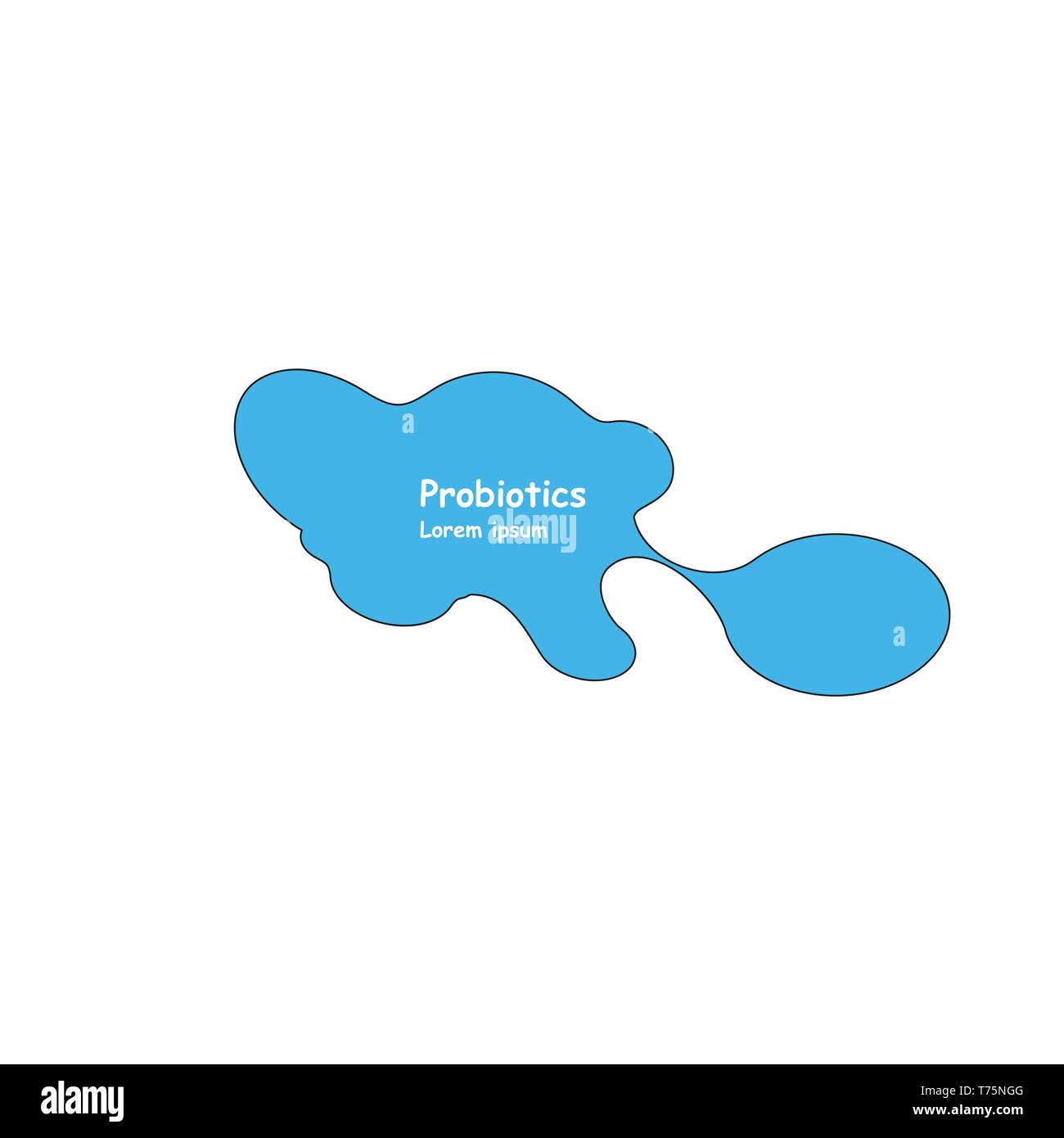 Probiotics Bacteria Vector Design Probiotics Bacteria Vector Design