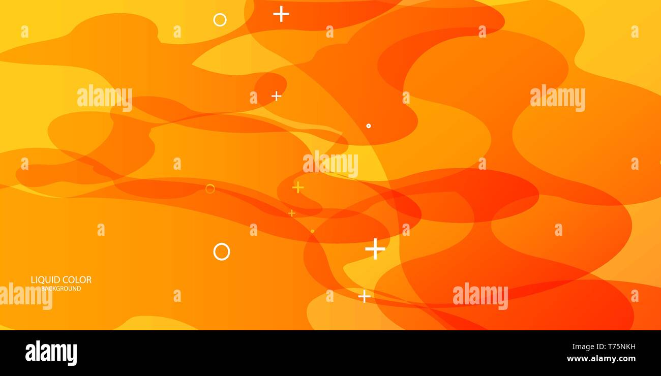 Abstract form of fluid. Liquid design. Liquid dynamic background for ...