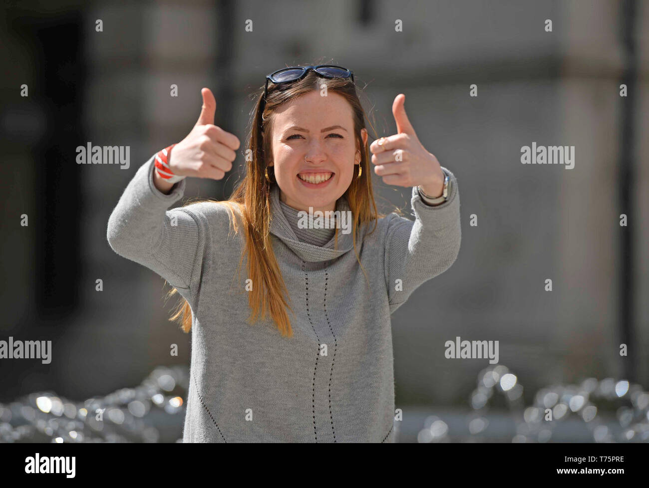 Fiona Ferguson, who will represent the Oldpark area, poses for a ...