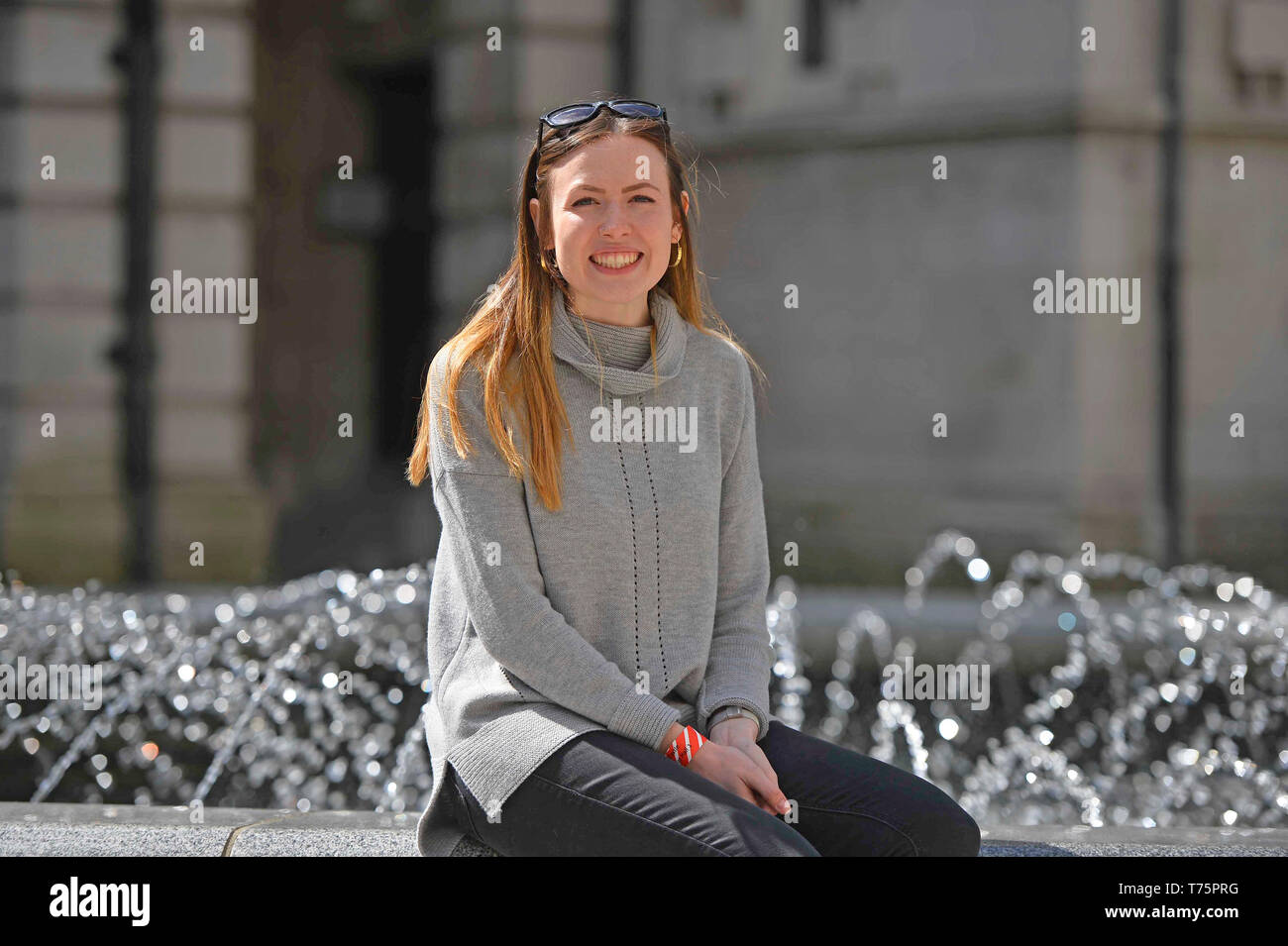 Fiona Ferguson, who will represent the Oldpark area, poses for a ...