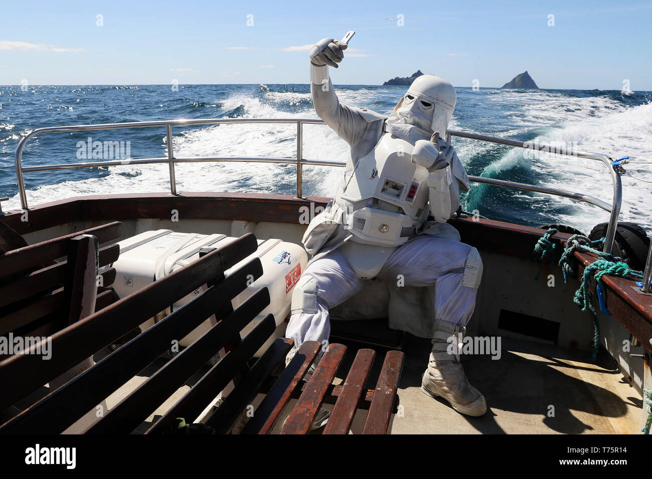 Member of the '501st Legion Ireland Garrison' Christy Healy dressed as ...