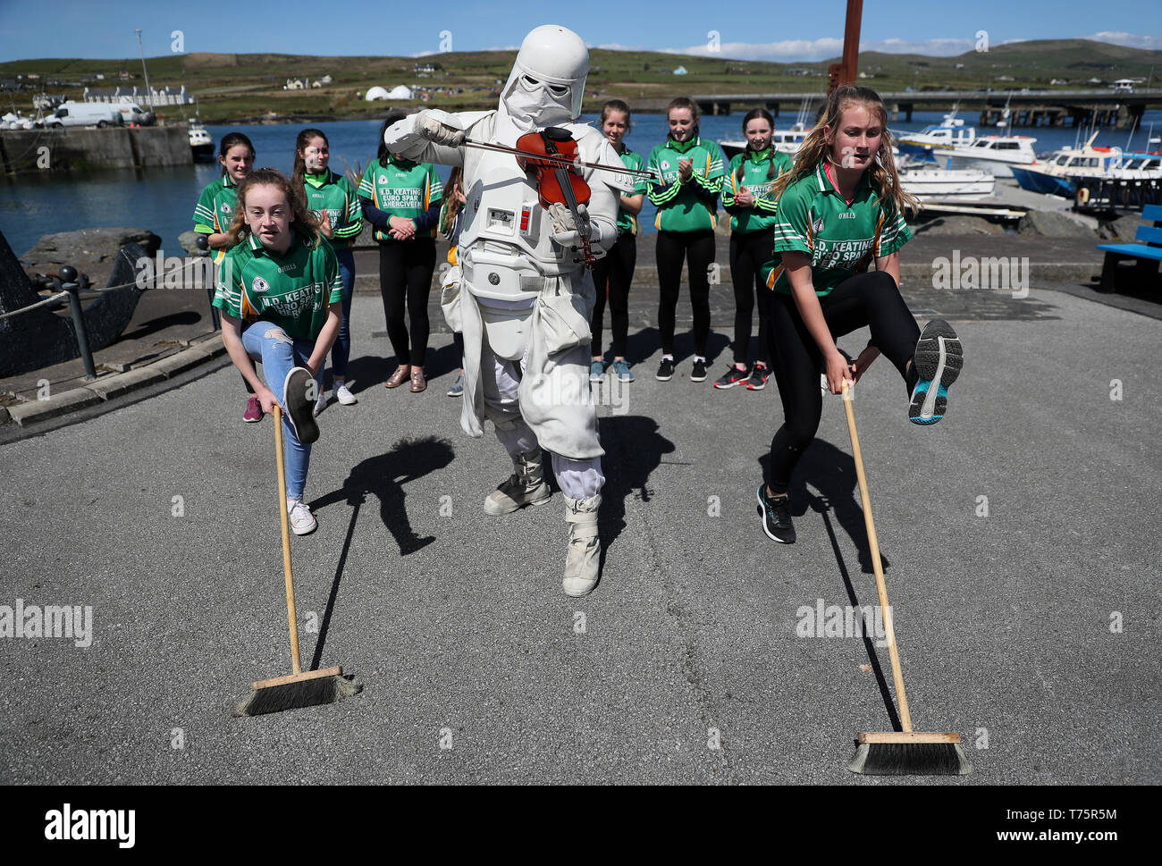 Member of the '501st Legion Ireland Garrison' Christy Healy dressed as ...