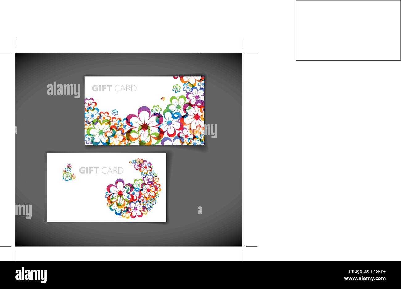 Set of modern gift card templates Stock Vector Image & Art - Alamy