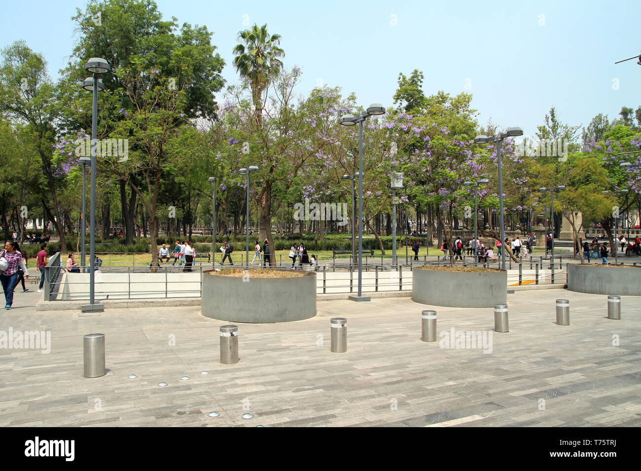 Alameda central park in Mexico city Stock Photo - Alamy