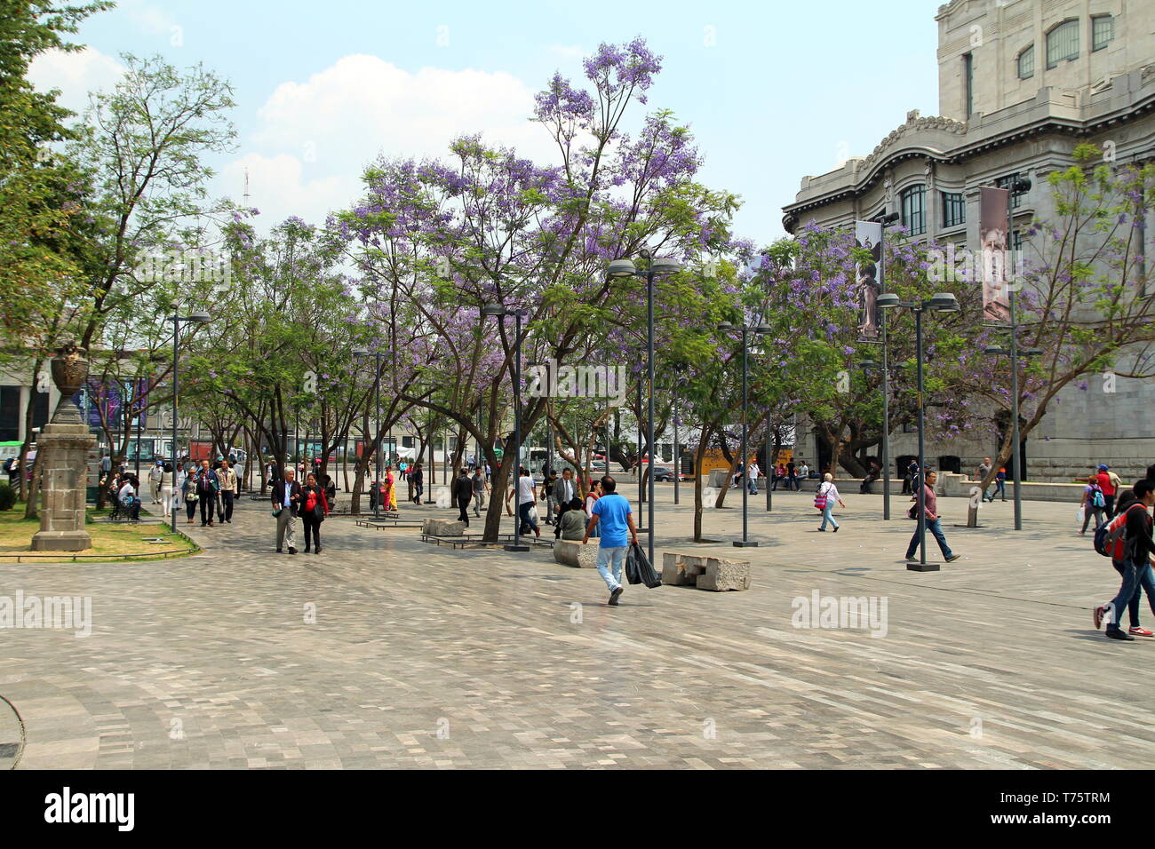 Alameda central park in Mexico city Stock Photo - Alamy