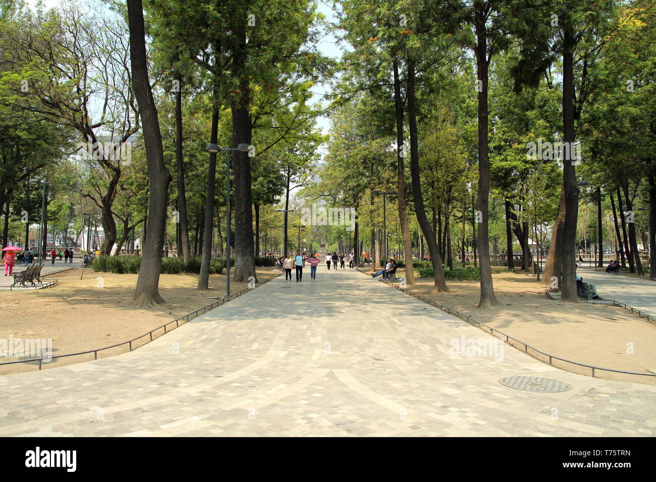 Alameda central park in Mexico city Stock Photo - Alamy