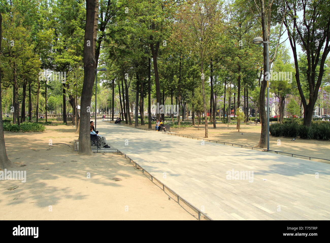 Alameda central park in Mexico city Stock Photo - Alamy