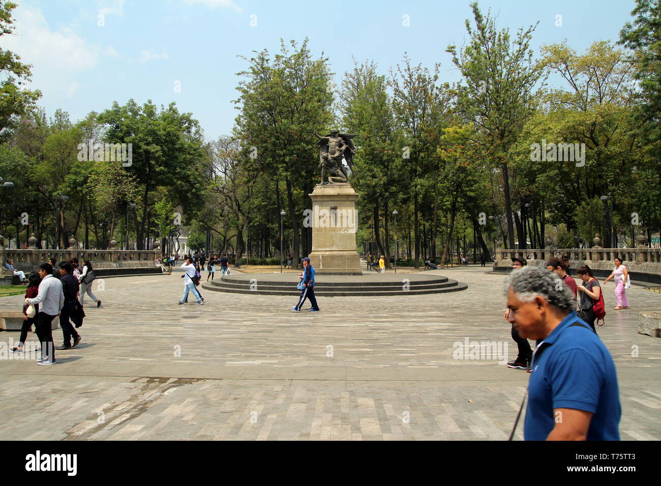 Alameda central park in Mexico city Stock Photo - Alamy