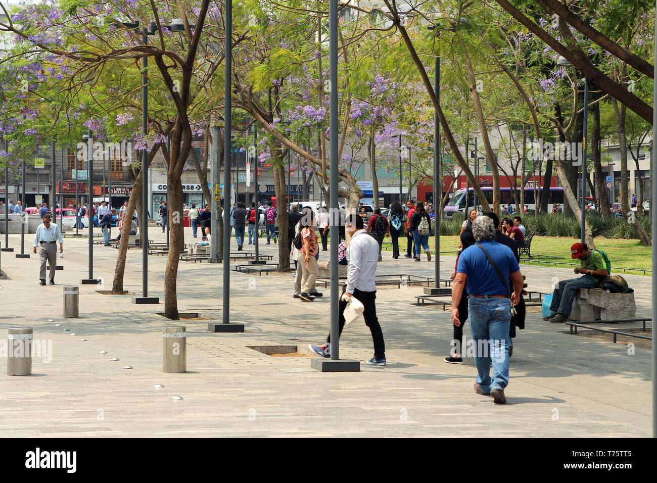 Alameda central park in Mexico city Stock Photo - Alamy