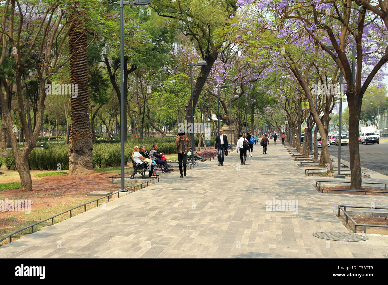 Alameda central park in Mexico city Stock Photo - Alamy