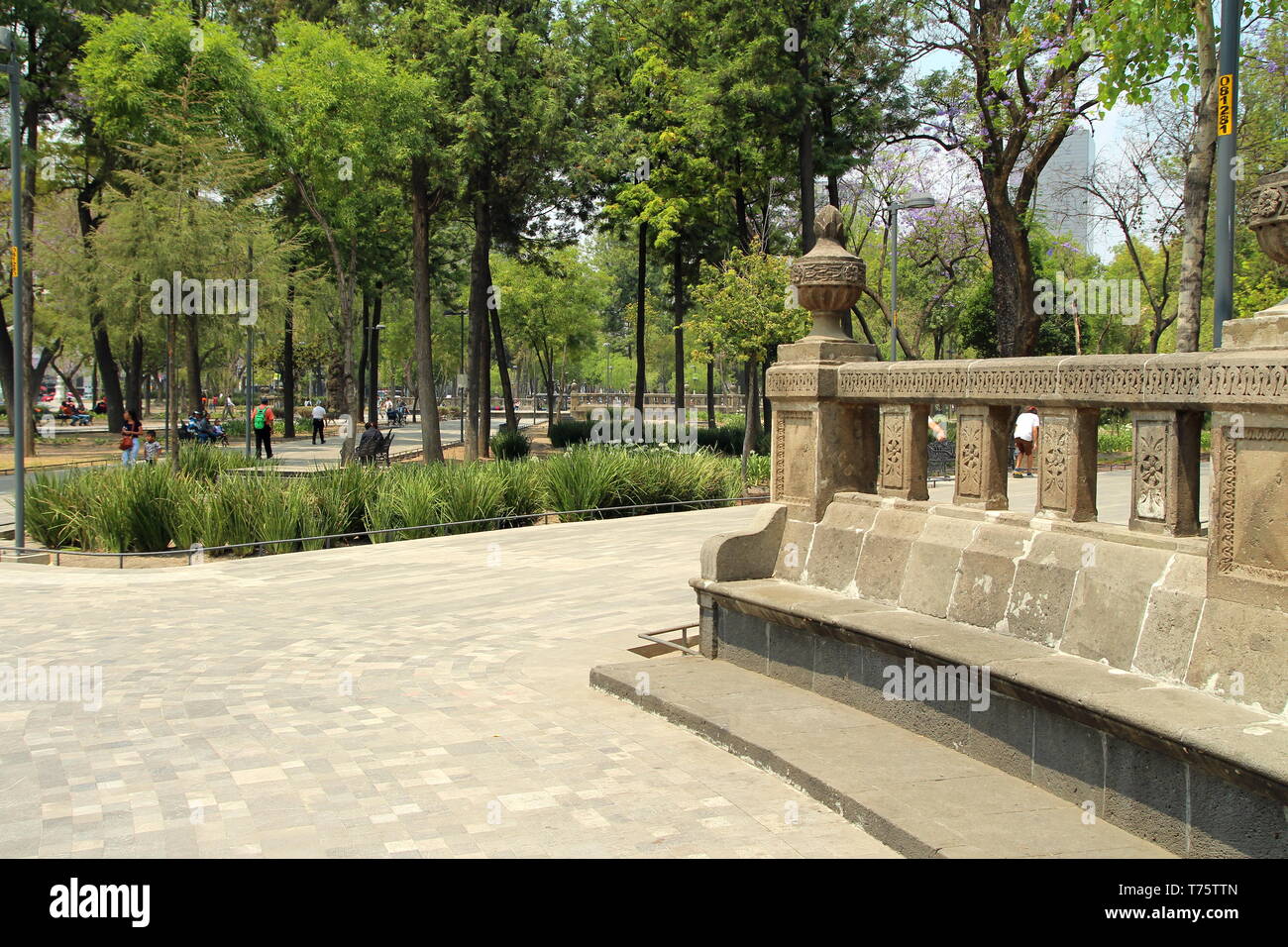 Alameda central park in Mexico city Stock Photo - Alamy