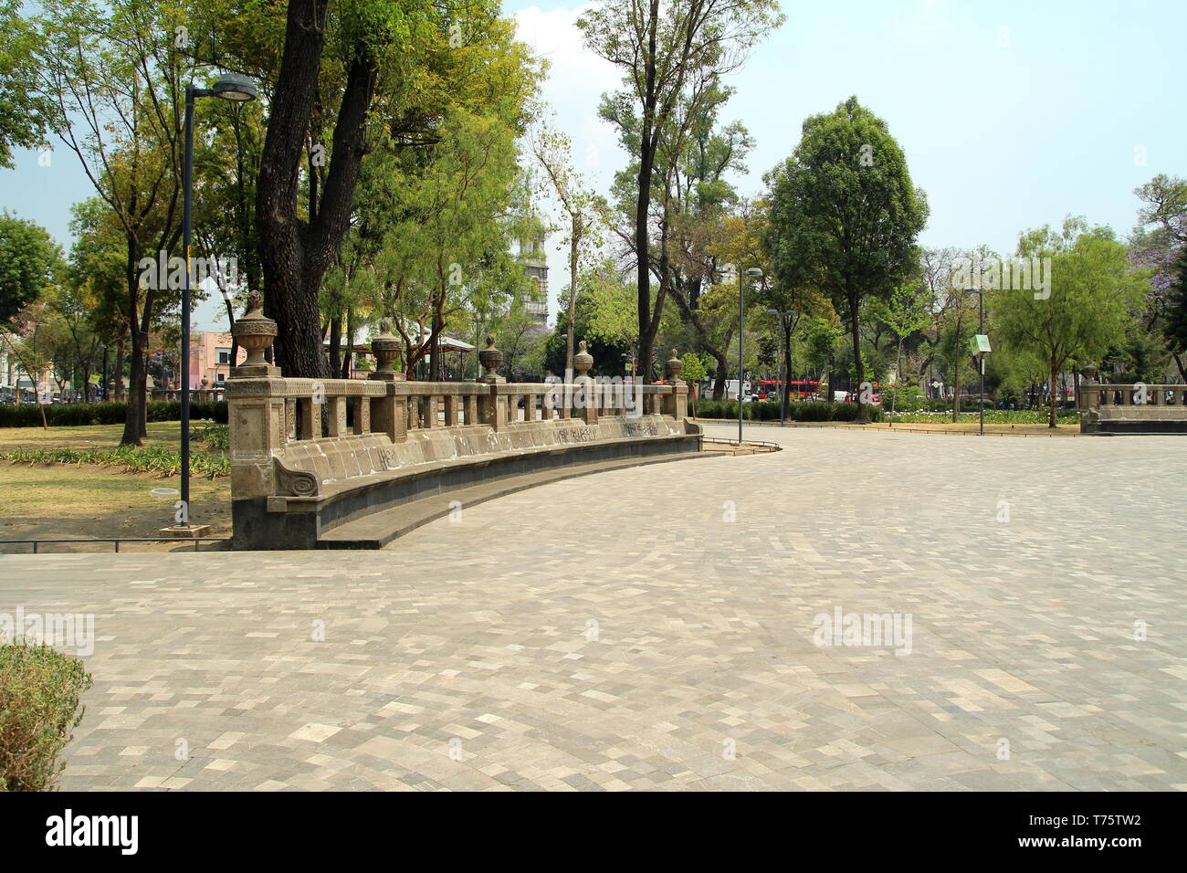 Alameda central park in Mexico city Stock Photo - Alamy