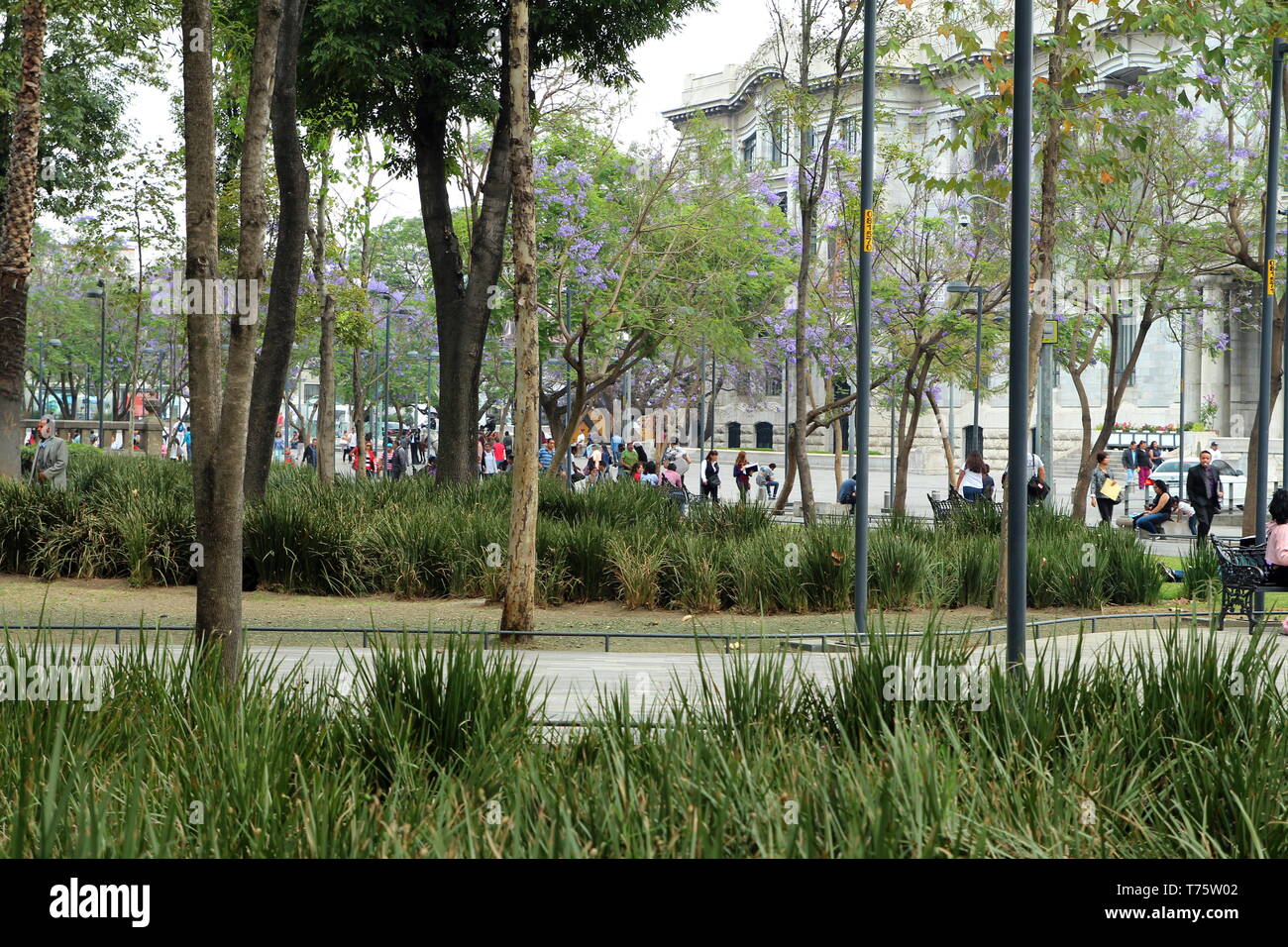 Alameda central park in Mexico city Stock Photo - Alamy