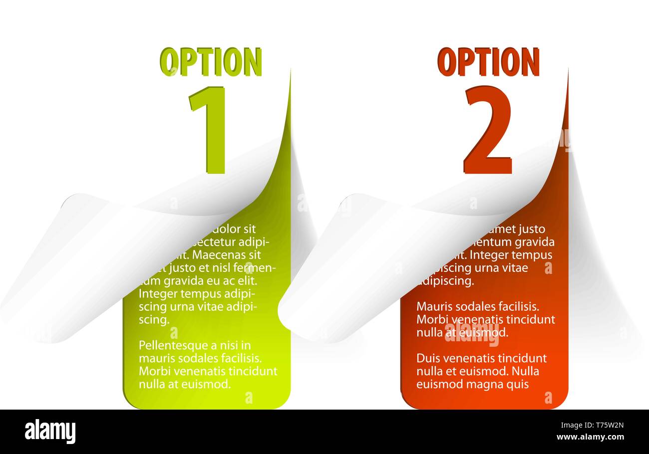 Set of Colorful Vector Sample stickers for various options - vertical ...