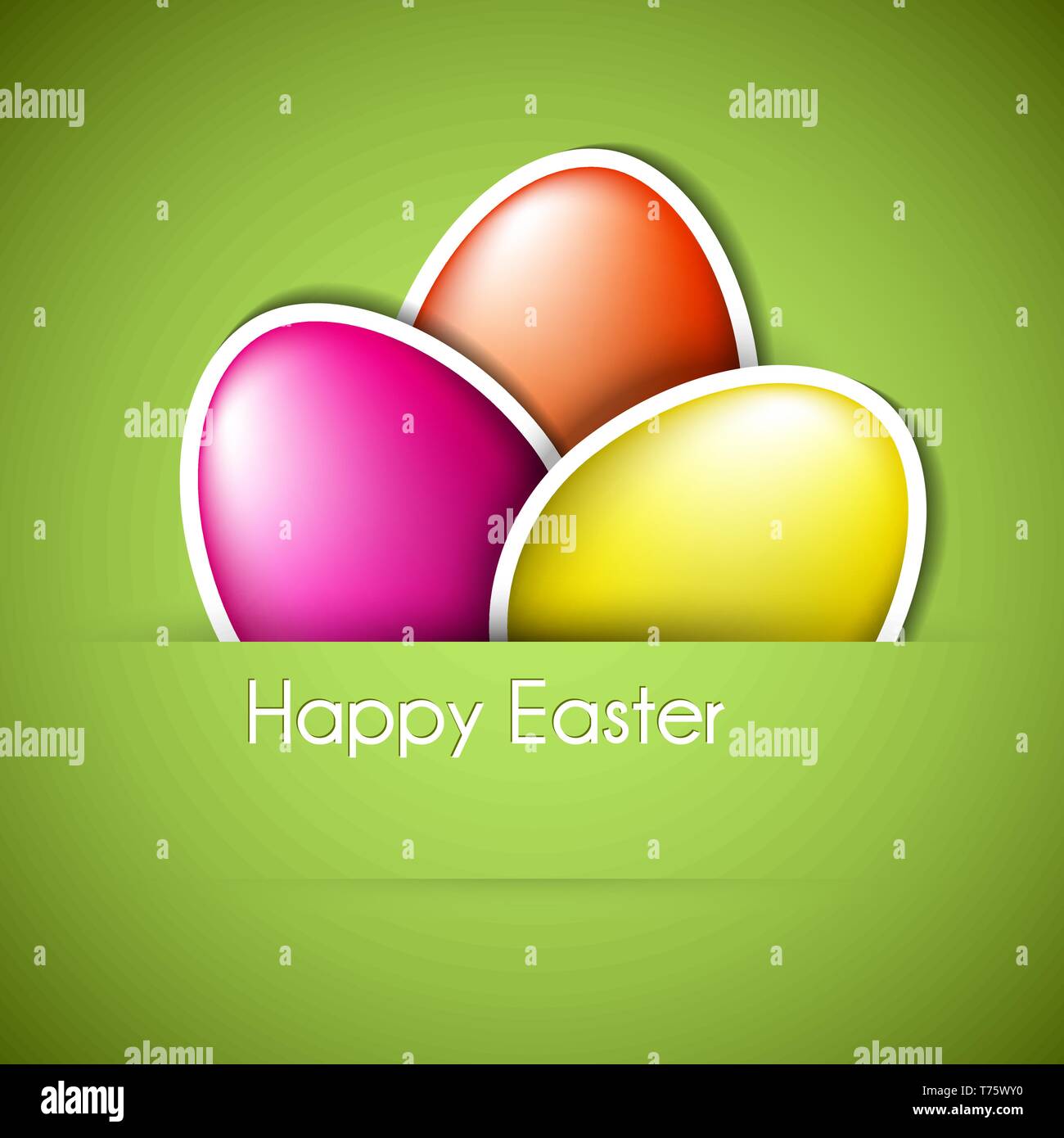 3d green easter egg Stock Vector Images - Alamy