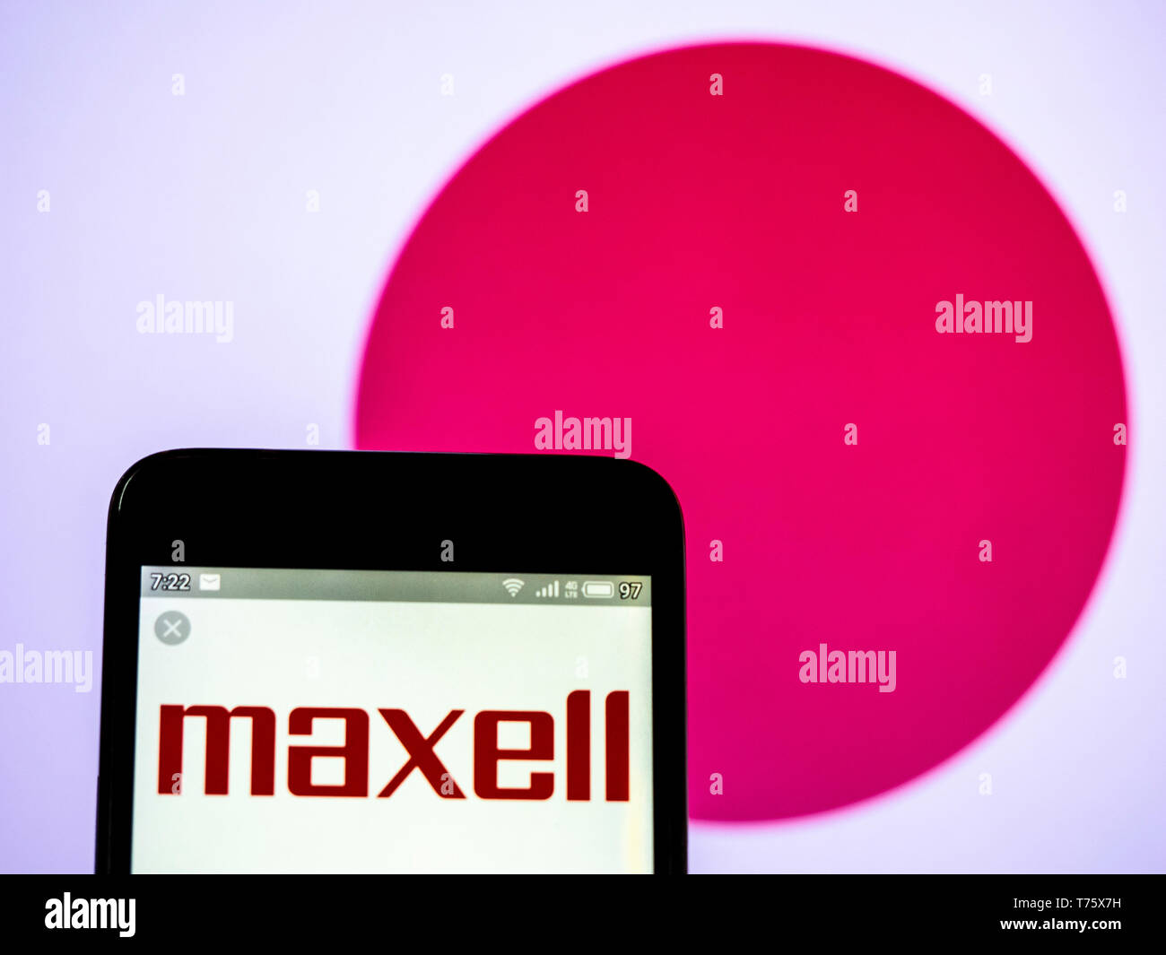 Maxell logo hi-res stock photography and images - Alamy
