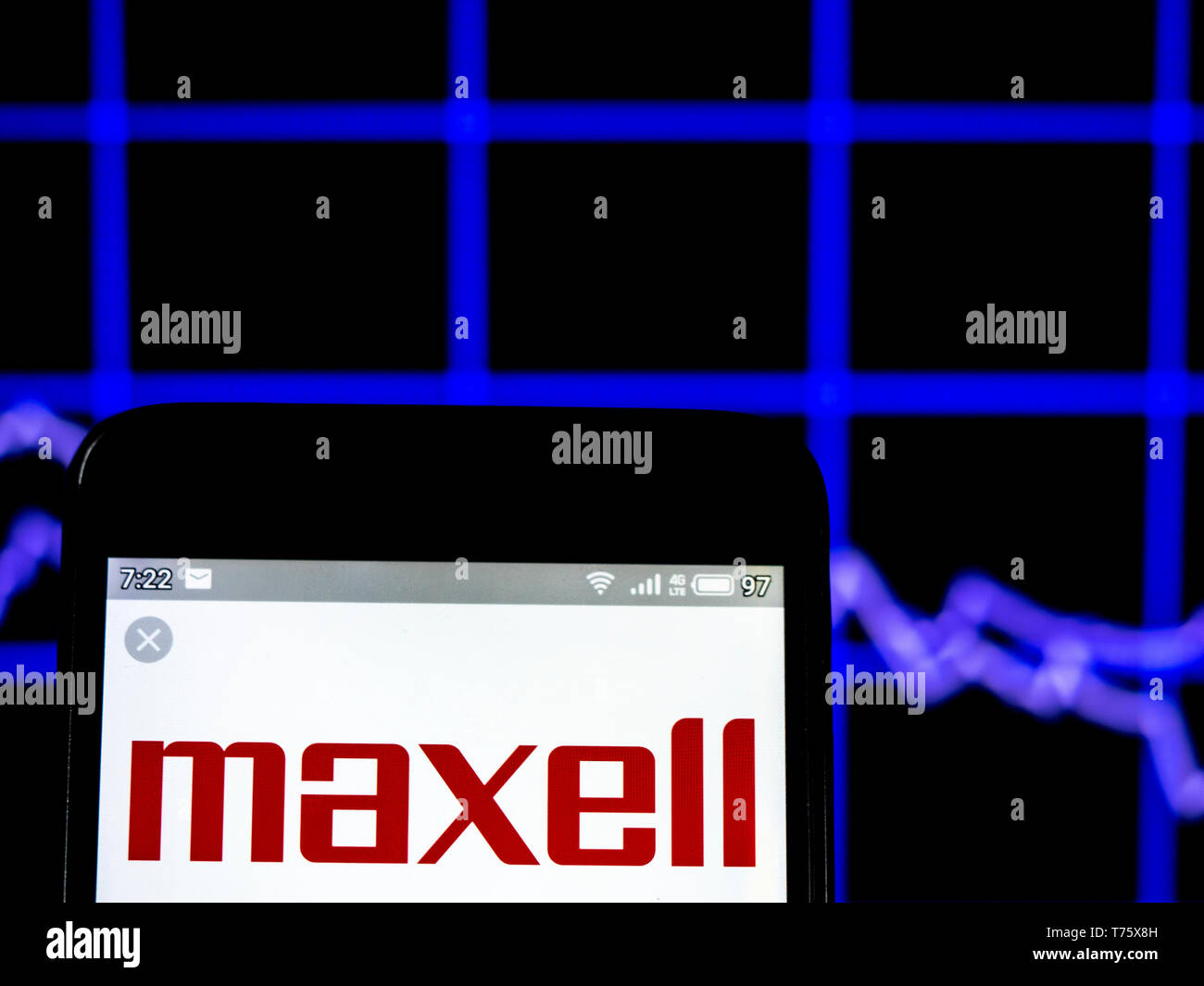 Maxell logo hi-res stock photography and images - Alamy