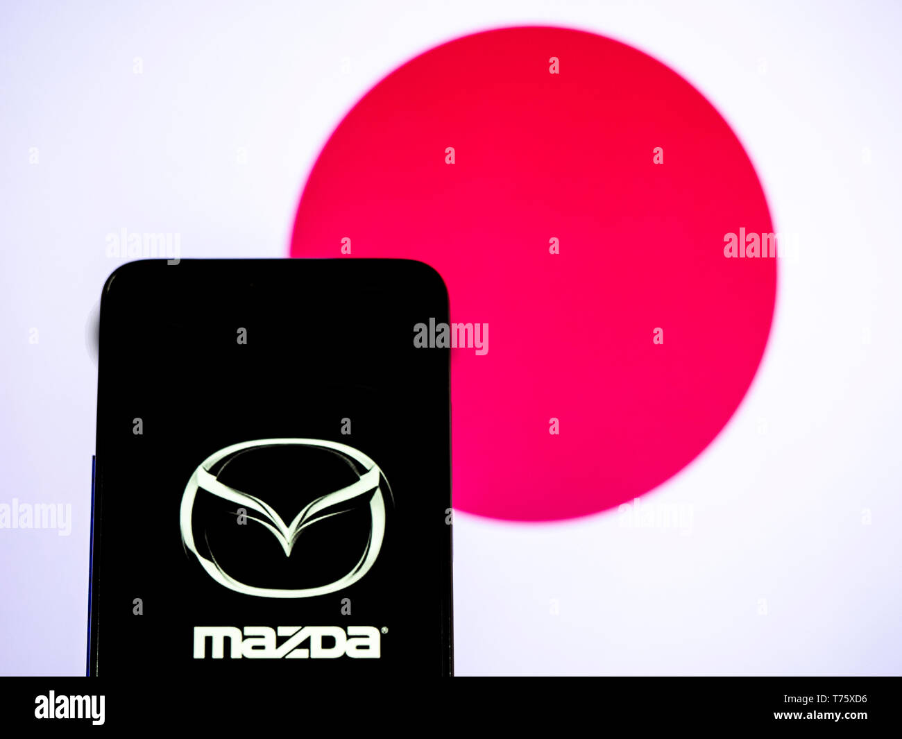 Mazda motor corporation logo hi-res stock photography and images - Alamy