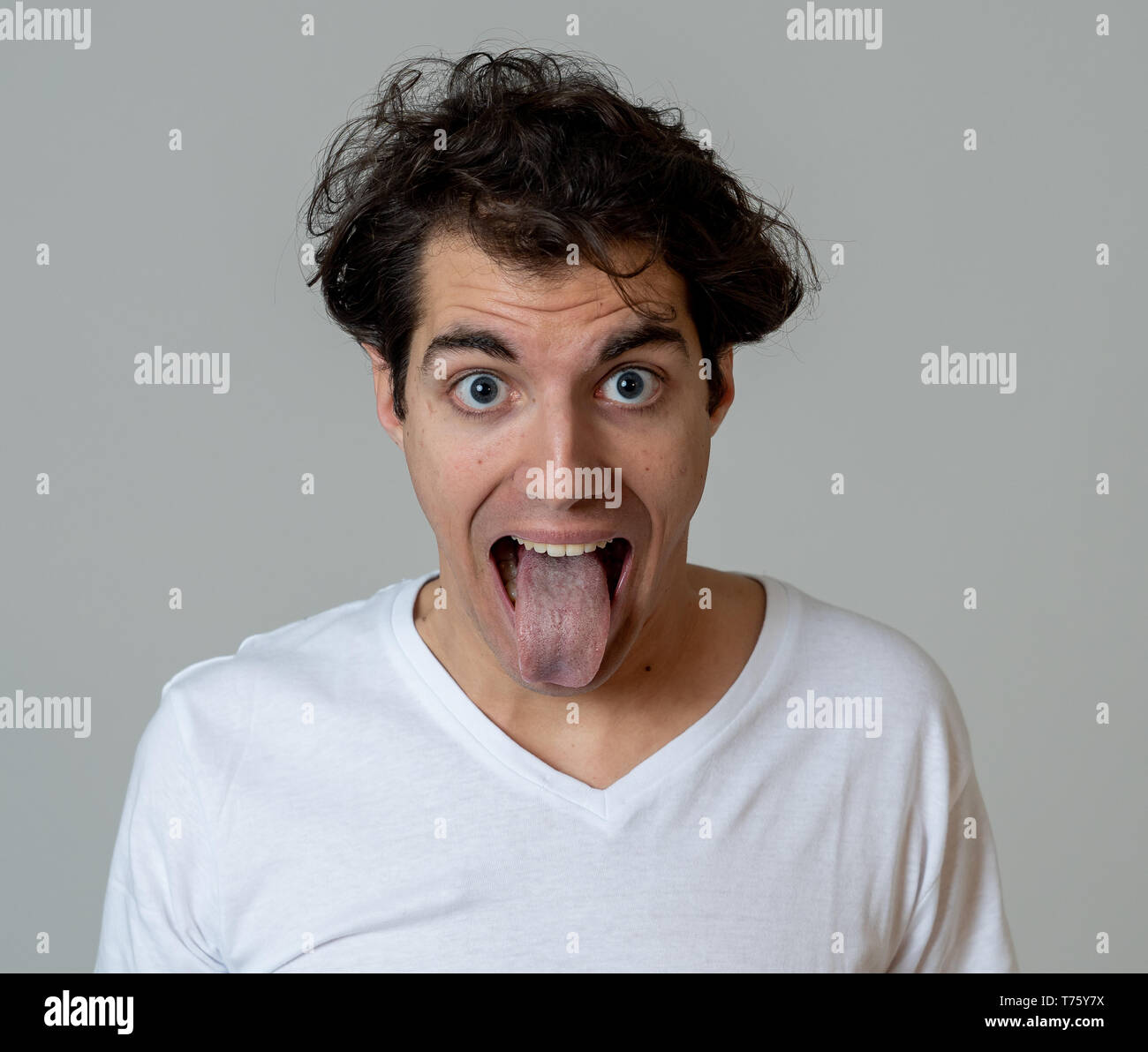 Absurd facial expression hi-res stock photography and images - Alamy