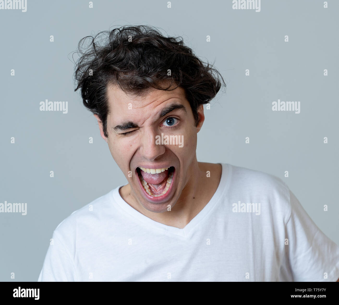 Hilarious faces hi-res stock photography and images - Alamy
