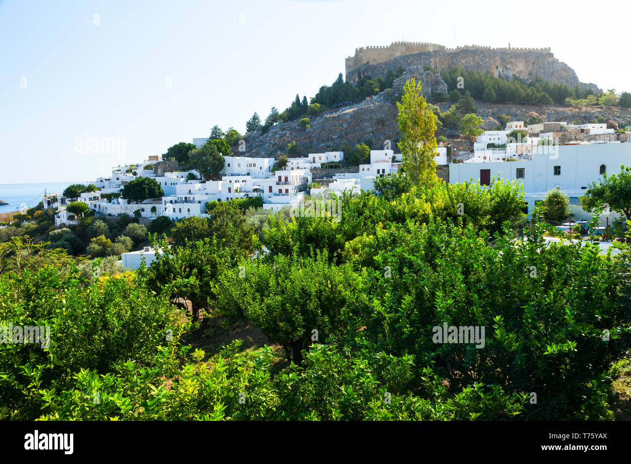 Pueblo de rhodes hi-res stock photography and images - Alamy