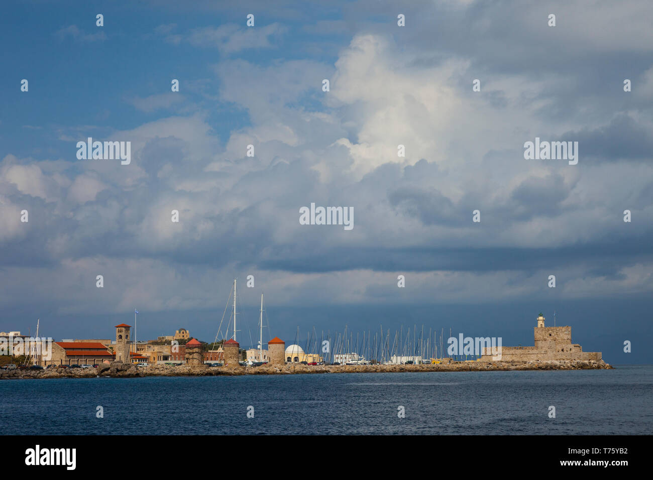 Ciudad de Rodas, Isla de Rodas, Dodecaneso, Grecia Stock Photo - Alamy