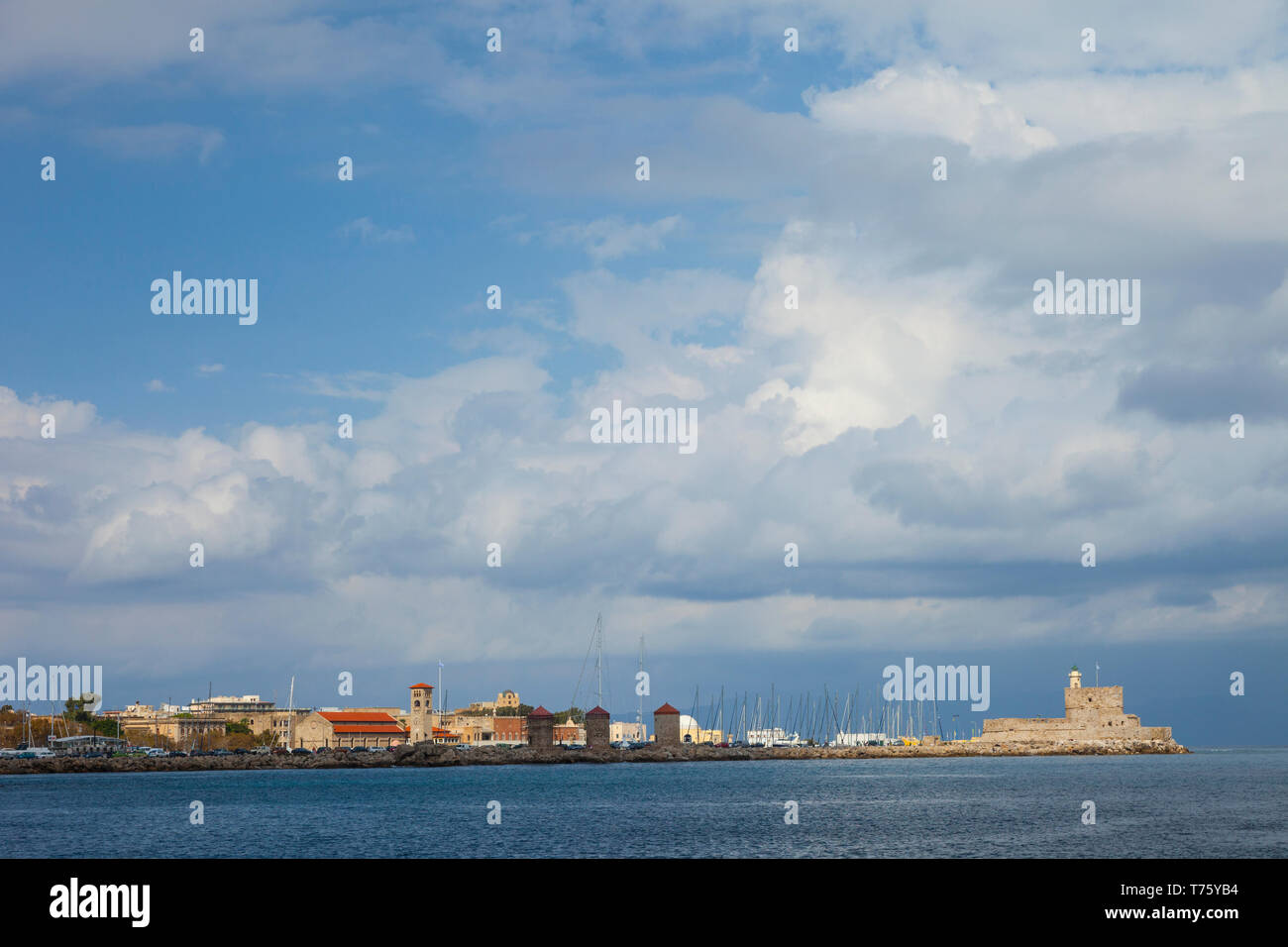 Ciudad de Rodas, Isla de Rodas, Dodecaneso, Grecia Stock Photo - Alamy