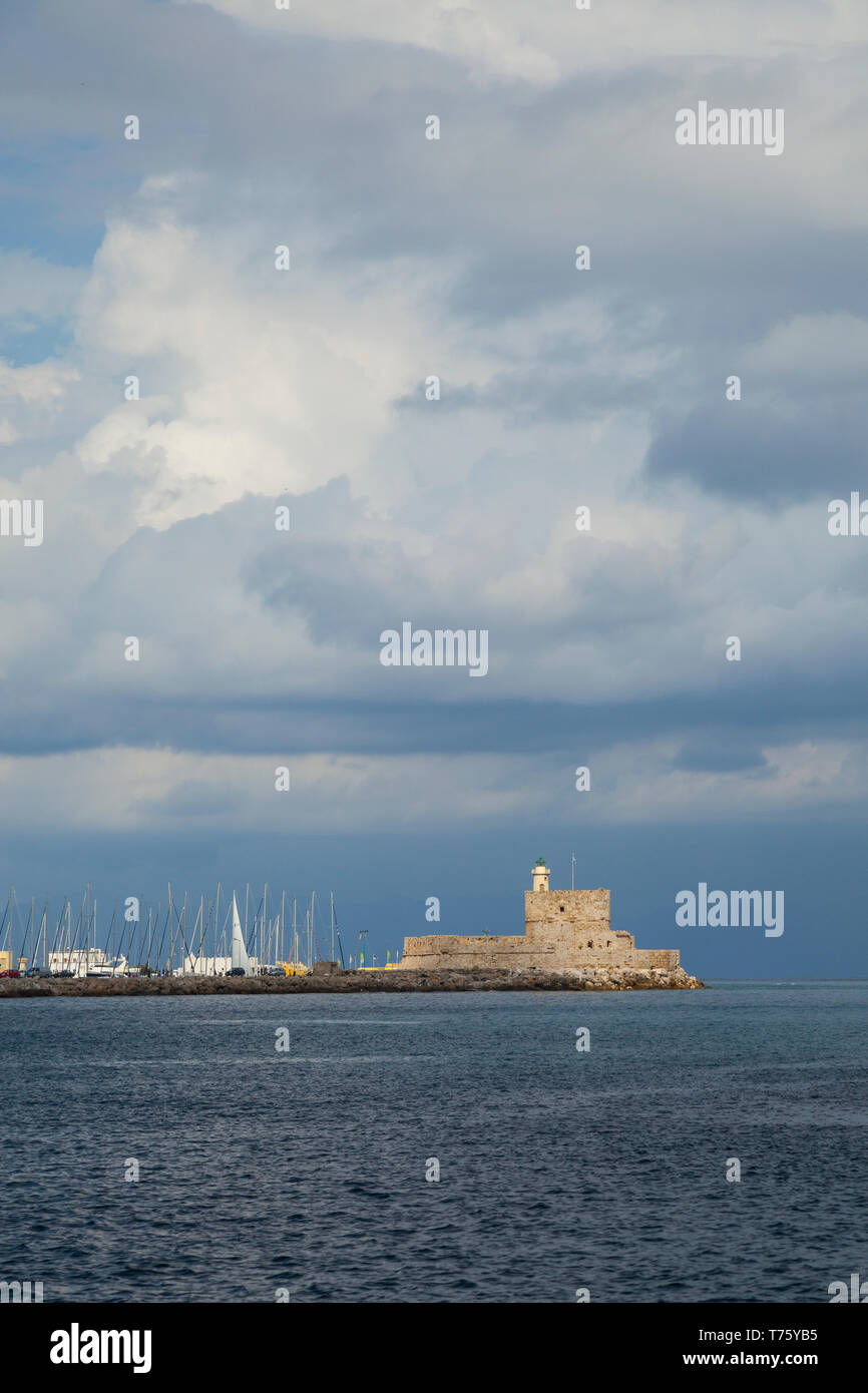 Ciudad de Rodas, Isla de Rodas, Dodecaneso, Grecia Stock Photo - Alamy