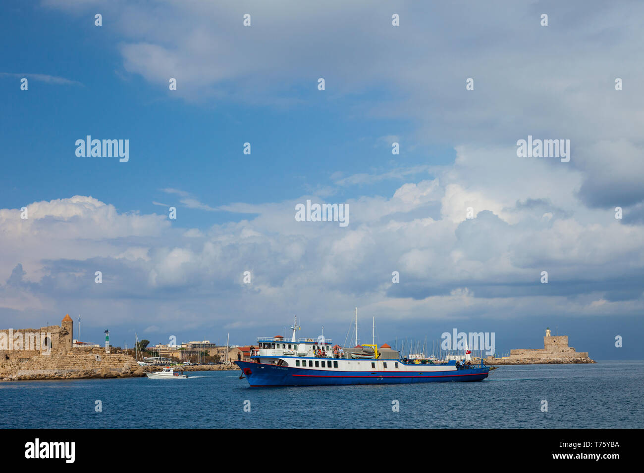 Ciudad de Rodas, Isla de Rodas, Dodecaneso, Grecia Stock Photo - Alamy