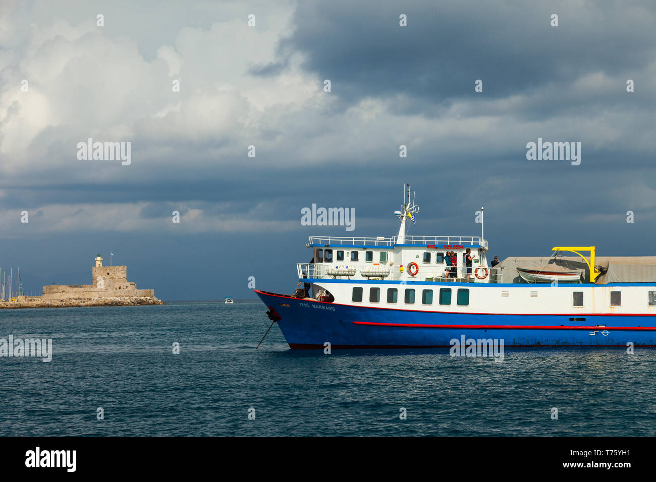 Ciudad de Rodas, Isla de Rodas, Dodecaneso, Grecia Stock Photo - Alamy